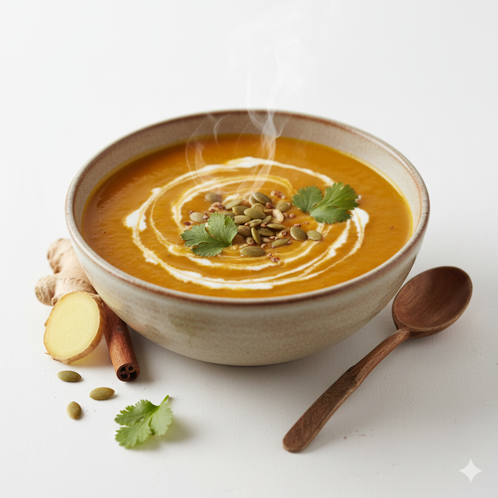 Ginger Pumpkin Soup – Grain Apart
